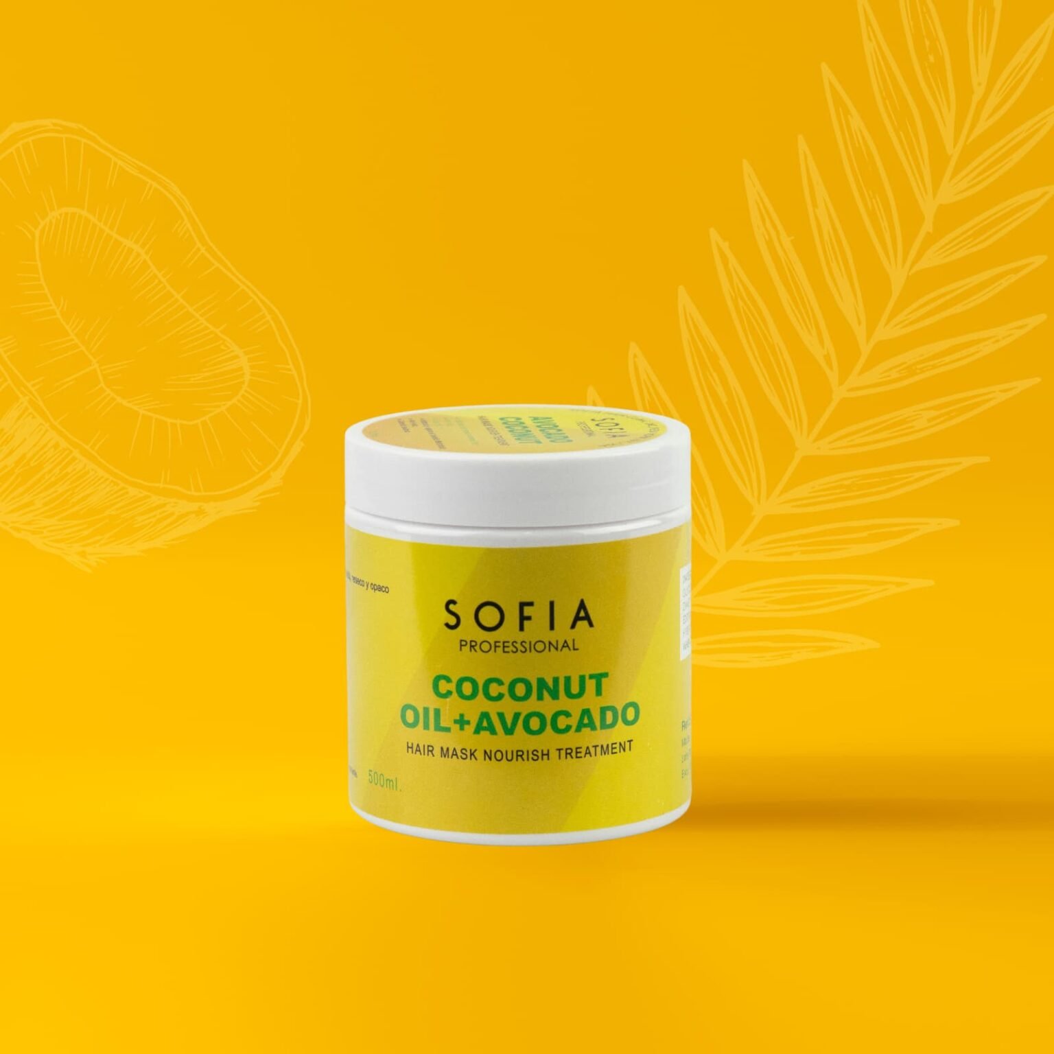 Coconut Oil + Avocado Hair Mask | Sofia Beauty Nicaragua